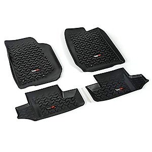 Rugged Ridge | Floor Liner, Front/Rear | 12987.03 | Fits 2007-2018 Jeep Wrangler JK 2-Door