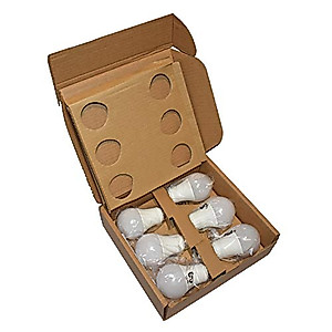 Amazon Basics 40W Equivalent, Soft White, Non-Dimmable, 10,000 Hour Lifetime, A19 LED Light Bulb | 6-Pack