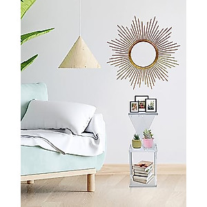 Acrylic Side Table, Acrylic Furniture, Acrylic Coffee Tables for Living Room, Acrylic End Table, Arteriors, Ghost Table, Arylic Desk, Clear Furniture, Wavy Side Table, Acrylic Bed Table