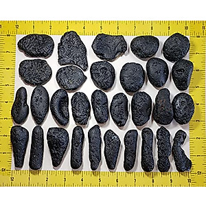 1pc Indochinite Super Black Tektite 38-67mm Specimen Very Rare Glass Naturally Formed from Meteorite Impact & Found in The Vietnam Area of The Strewnfield