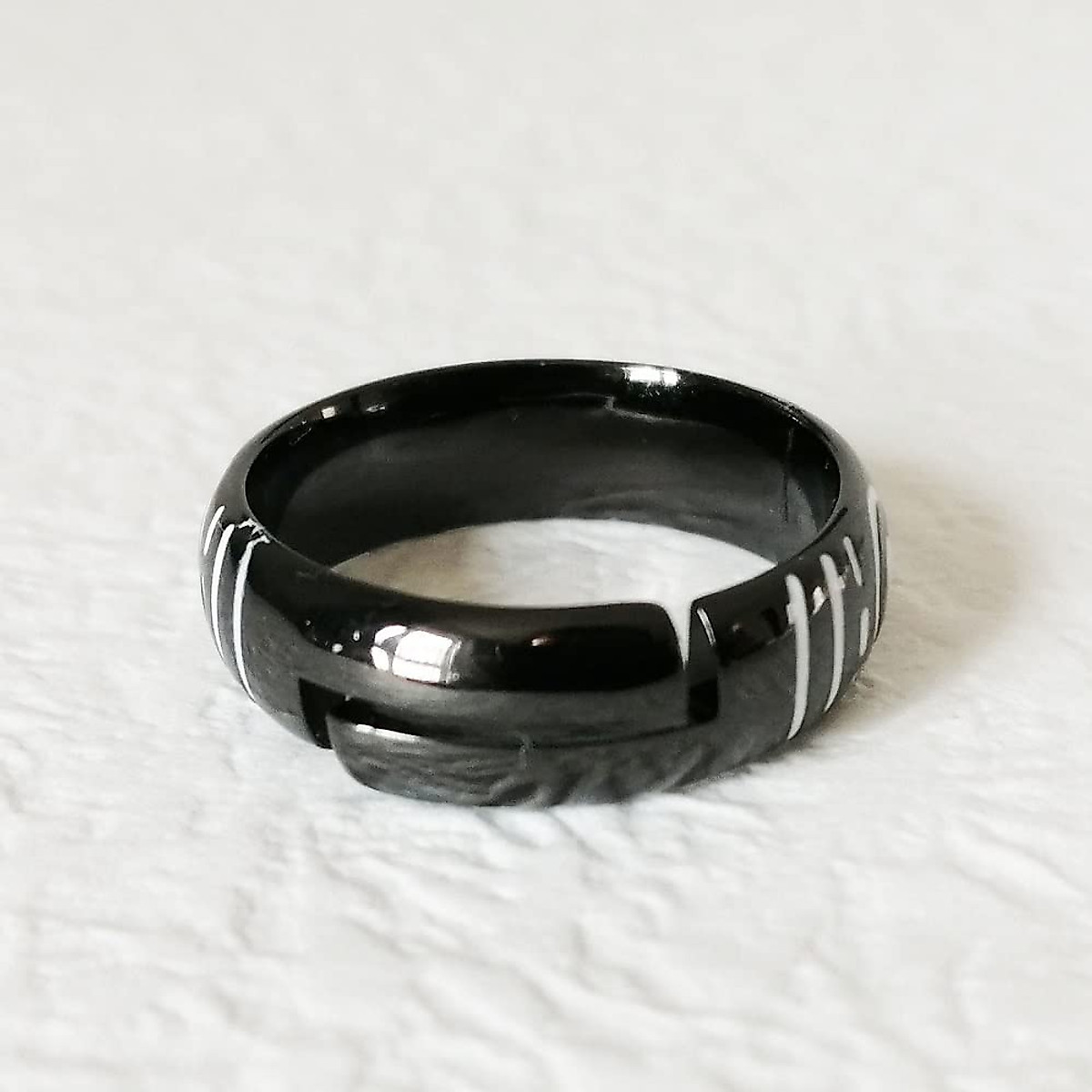 Anime Ring Adjustable Open Band for Men Women cosplay Black Color