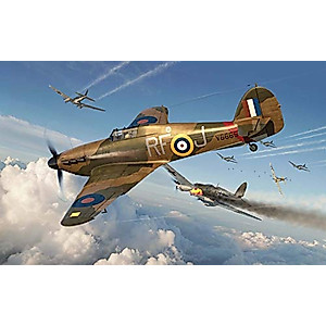 Airfix Hawker Hurricane MK I 1:48 WWII Military Aviation Plastic Model Kit A05127A