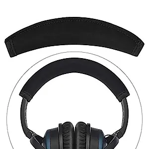 Linkidea Headband Cover, Fit for Bose QuietComfort QC35, QC25, QC15 Headphones Replacement Headband Protector/QC 35, QC 25, QC 15, Headband Cushion Pad Repair Parts/Easy DIY Installation (Black)