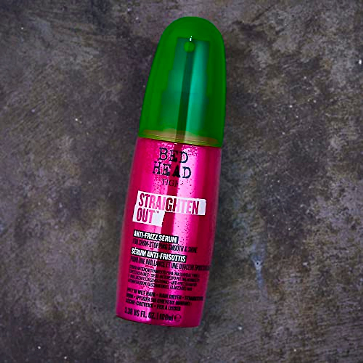TIGI Bed Head Straighten Out Anti Frizz Serum for Smooth Shiny Hair 3.38 fl oz