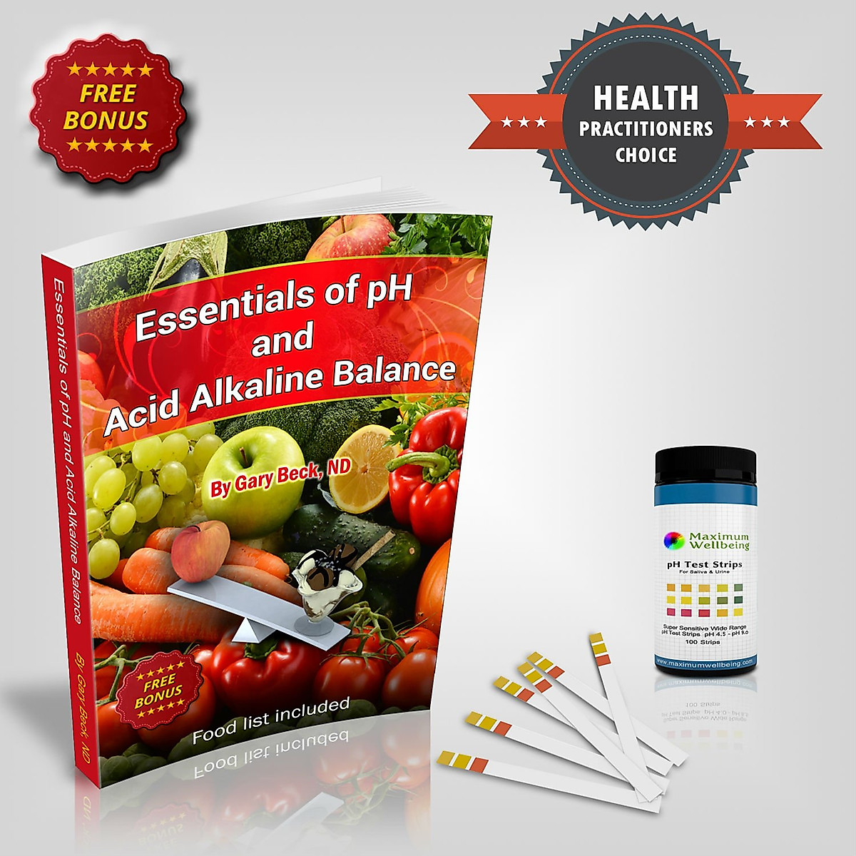 The Original Premium Quality Ph Test Strips for Urine and Saliva. A Fast, Accurate Way to Test Your Body Acid Alkaline Balance. More Accurate Than Litmus Paper or Ph Paper.