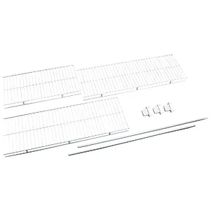 Rubbermaid Direct Mount Non-Adjustable Closet System, Hardware, White, FreeSlide Rod Spacer, Set of 2 (1875979)