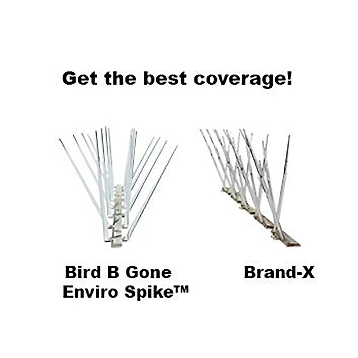 Bird B Gone Enviro-Spike Bird Spike, True 10-Feet, MADE IN THE USA
