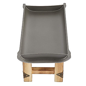 Grill Plate Non Stick Barbecue Plate Picnic Pan Cookware With Portable Stove Aluminum and Wooden Frame BBQ Griddle for Home or Hotel(30 cm)