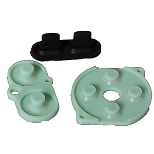 eJiasu GBC Parts, Replacement Rubber Conductive Controller Shell D-Pad Button Pads Repair Parts for GBC Gameboy Color Console (1 Set)