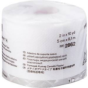 3M Healthcare Corp Medipore Hypoallergenic Soft Cloth Surgical Tape 2" X 10 Yds, White, Excellent Adhesion, Water Resistant, Each