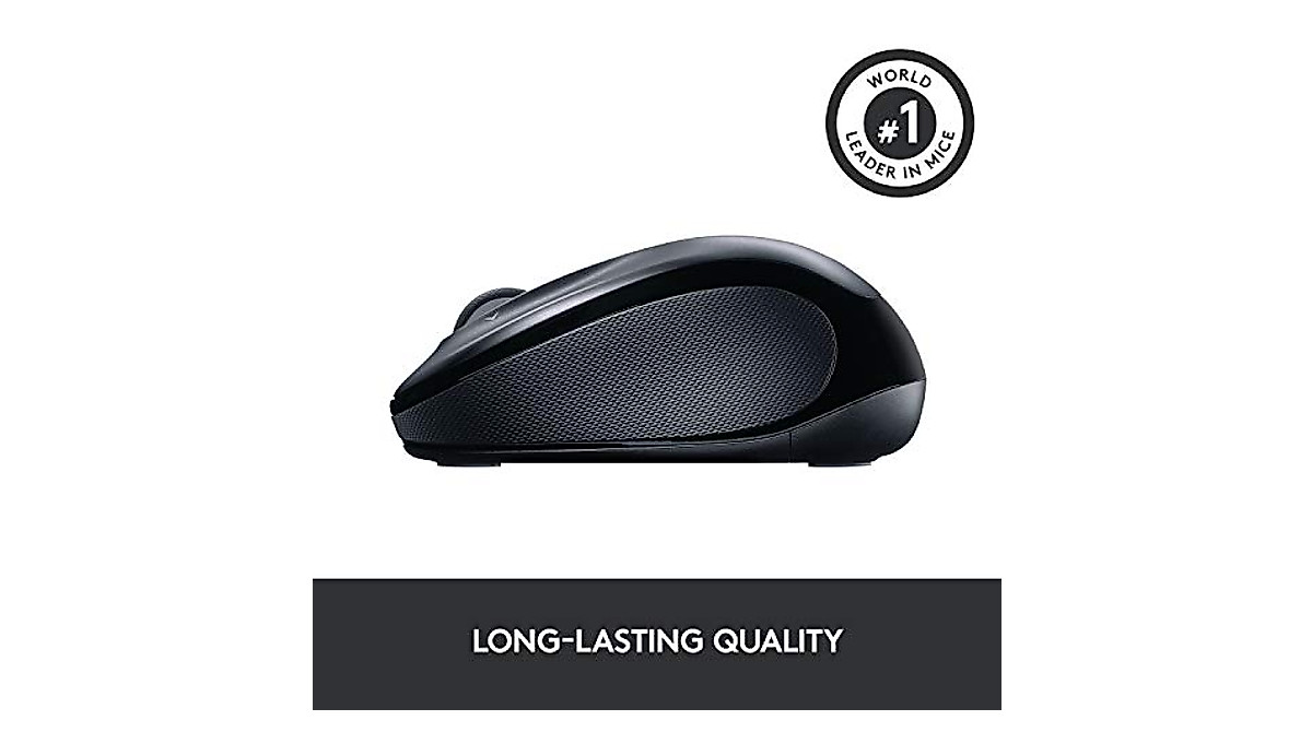 Logitech M325 Wireless Mouse Dark Silver - Compact & Reliable