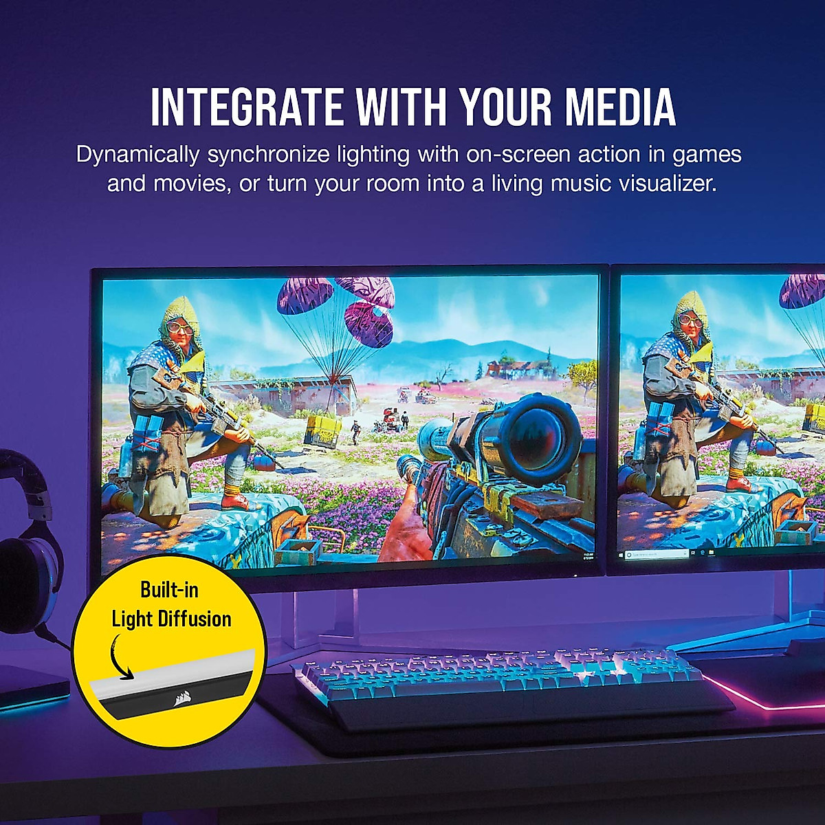 Corsair iCUE LS100 LED Smart Lighting Strip Starter Kit