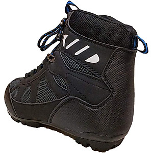 WHITEWOODS Unisex Adult 302 NNN Nordic Cross Country XC Touring Adventure Insulated Ski Boots, Black/Blue, 46