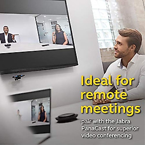Jabra Speak 750 UC Wireless Bluetooth Speaker for Softphones and Mobile Phones – Easy To Set Up – Lightweight, Portable Conference Call Speaker with Premium Audio, Ideal for Remote Collaboration