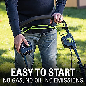 Greenworks Pro 80V 21-Inch Brushless Self-Propelled Lawn Mower 4.0Ah Battery and Charger Included, MO80L410