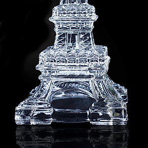 6 Hook Tabletop Glass Eiffel Tower Design Stemware Rack/Rotate 6 Wine Glass Storage Holder Stand Air Drying Rack