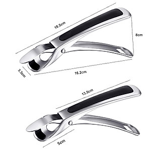 SOLEADER Plate Gripper Compatible With Instant Pot Accessories, Air Fryer Pans Gripper, Hot Plate Bowl Retriever For Microwave Toaster Oven Steamer, Pack of Two