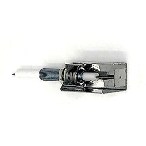 Grill Parts Gallery Ceramic Electrode with Steel Ignitor Collector Box for Member's Mark, Patio Chef, Patio Range, SAMS, Saturn & Turbo Models