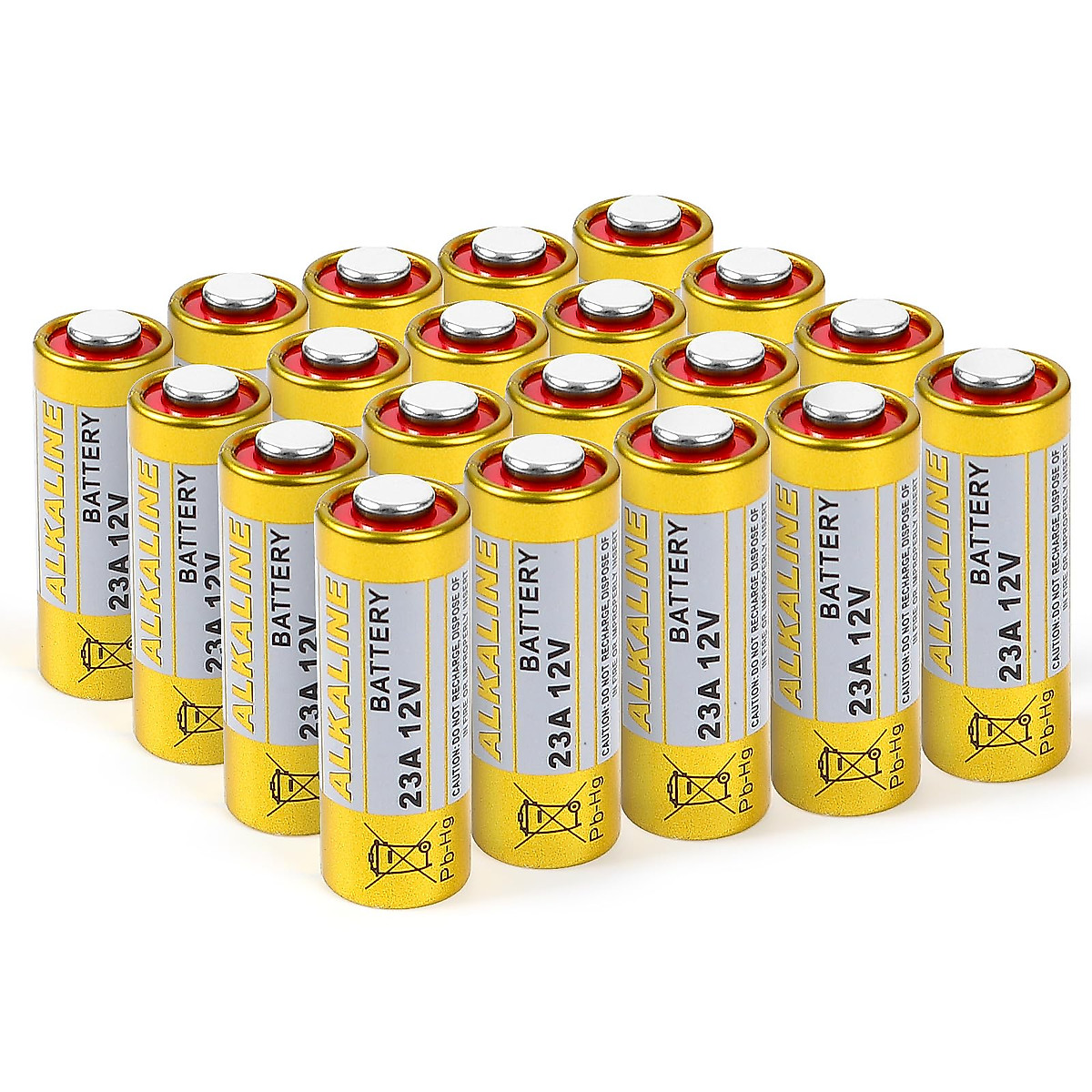 SuperPower A23 23A 8LR23 21/23 GP23 MN21 23GA Battery 12V Alkaline Battery (20 Batteries)