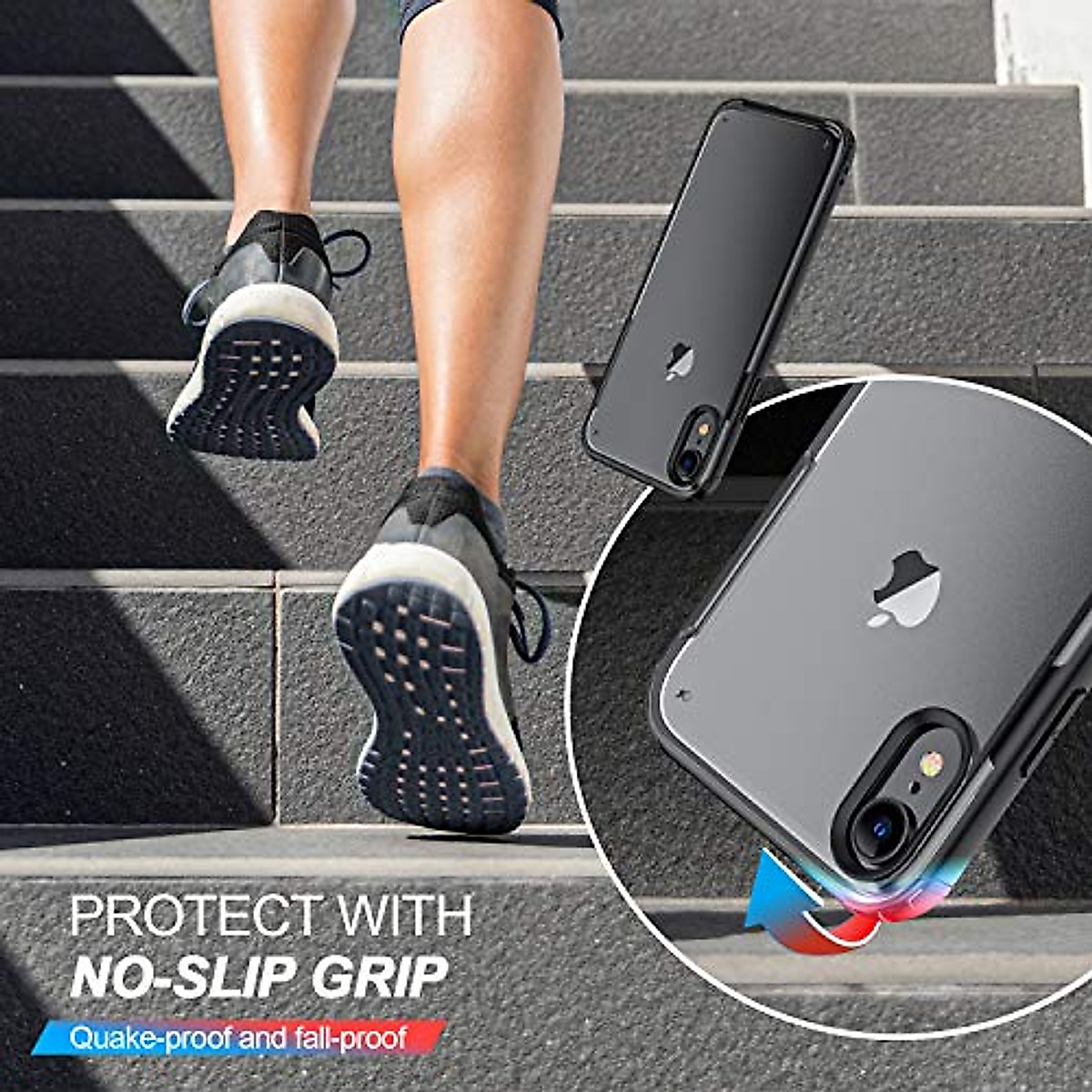 ORIbox ORIbox Case Compatible with iPhone X Case, Compatible with iPhone Xs Case, Translucent Matte case with Polycarbonate, Shatterproof, Scratch Resistant