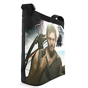 Psylocke Female fabric Popular Shoulder Bags Crossbody Bags Sling Bag with Daryl Dixon-The Walking Dead Image