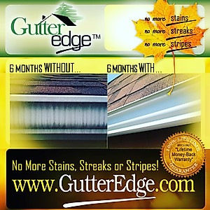 Extreme Flo Gutter Guard 50 Year Gutter Cover System, Residential Gutter Guards, 200ft (6-inch, Black)