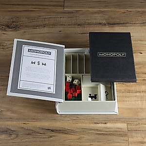 Scrabble, Monopoly, and Clue Vintage Board Game Bookshelf Collection