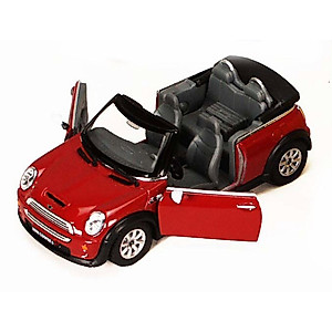 KiNSMART Mini Cooper S Convertible, Set of 4 5089D - 1/28 Scale Diecast Model Toy Cars