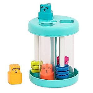 Battat – Shape Sorter – Colorful Sorting Toy – 3 Shapes & Sounds – Educational & Developmental Toy For Toddlers – 18 Months + – Shapes And Sound Sorter
