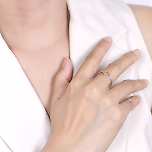 Boma Jewelry Sterling Silver Open Heart Ring, Size 5