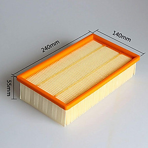 Dxyue 2 Pack Filter for Hilti VC 20 U VC 40 U UM (LF 4), for Karcher NT25 NT35 NT45 Vacuum Cleaner Accessories