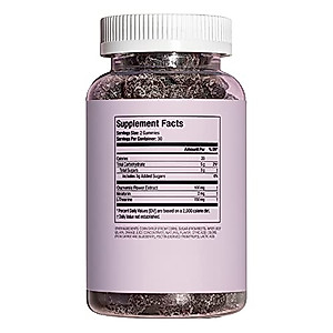 HIMS & HERS Sleep Tight melatonin Gummy Vitamins with Chamomile and l-theanine, Gluten Free, Moonlit Pomegranate Berry Flavor, 60 Count