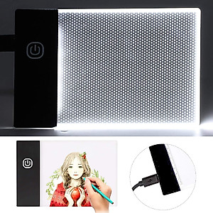 LED Light Box, Eye‑ A6 LED Light Pad Drawing LED Light Board Brightness Artcraft Tracing Flip Book Kit with Non‑Slip Backing, LED Copy Board Tablet