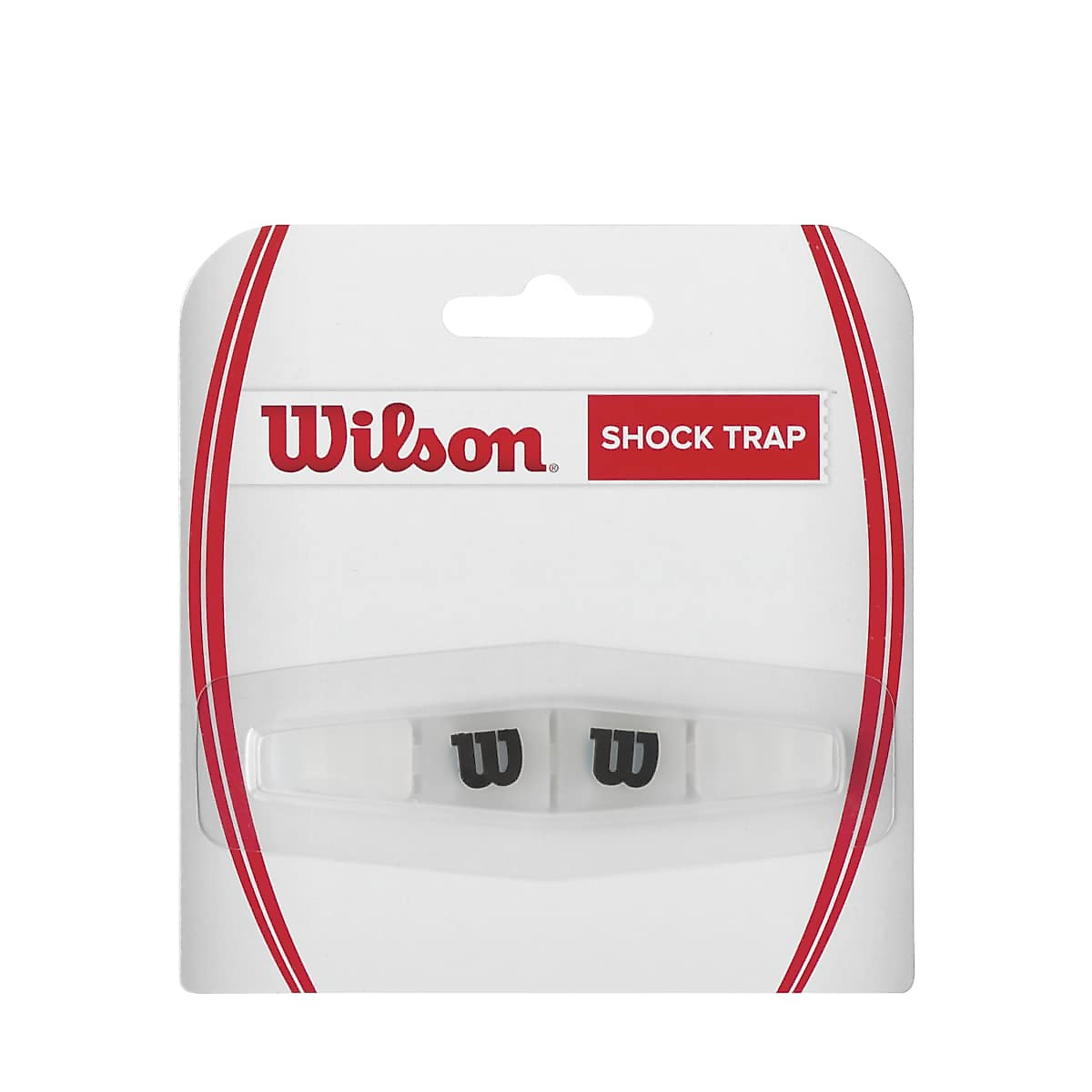 WILSON Shock Trap Tennis Vibration Dampener, Clear