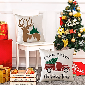 Large Christmas Stencils for Painting on Wood, Reusable Merry Christmas Stencils Porch Sign Stencils Xmas Holiday Stencils for Wood Sign Door Decor DIY Crafts