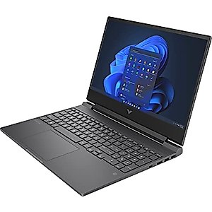 HP 2022 Victus 15.6" 144Hz FHD IPS Display Gaming Laptop Intel 10-Core i7-12650H NVIDIA RTX 3050 TI 4GB GDDR6 32GB DDR4 1TB NVMe SSD USB-C WiFi AX RJ-45 Webcam Backlit KB Windows 10 Pro w/ RE USB