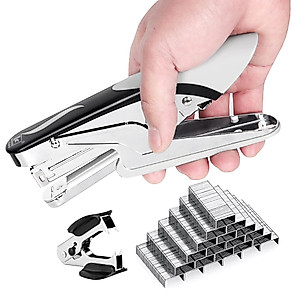 Stapler Heavy Duty with 1000 Staples and Staples Remover, 20 Sheet Capacity, Office Desk Stapler for Stapling Home School Warehouse Handmade, No Jam