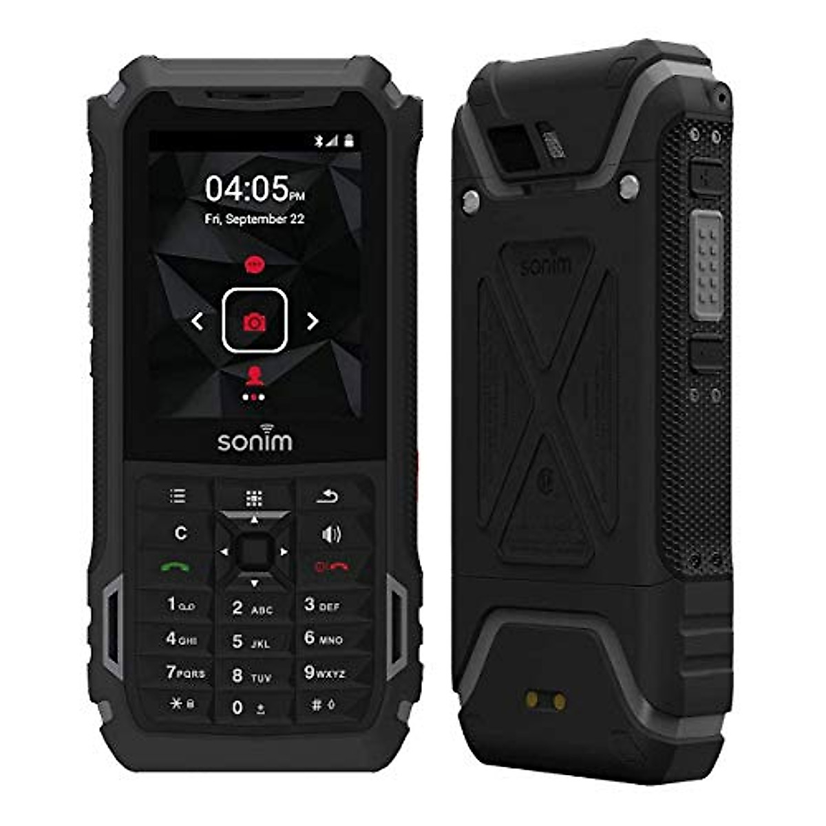 Sonim XP5s Dual-SIM XP5800 16GB 2.64" (GSM Only, No CDMA) Factory Unlocked 4G/LTE Rugged Cellphone (Black) - International Version (Renewed)