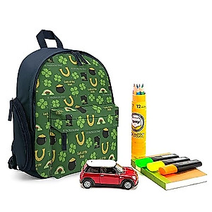 St Patricks Day Pattern Backpack Lightweight Travel Work Bag Casual Daypack Business Laptop Backpack for Women Men