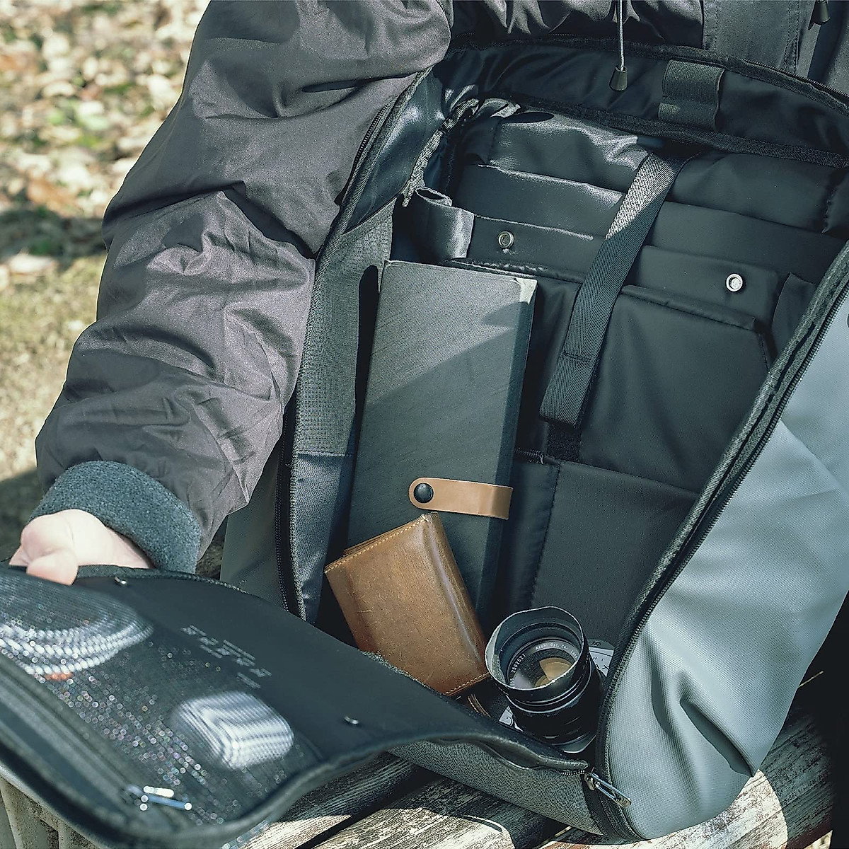 NIID Decode Men's Tech Backpack Large-capacity Shoulder Bag Camera Backpack Laptop Backpack for 15" MacBook Pro