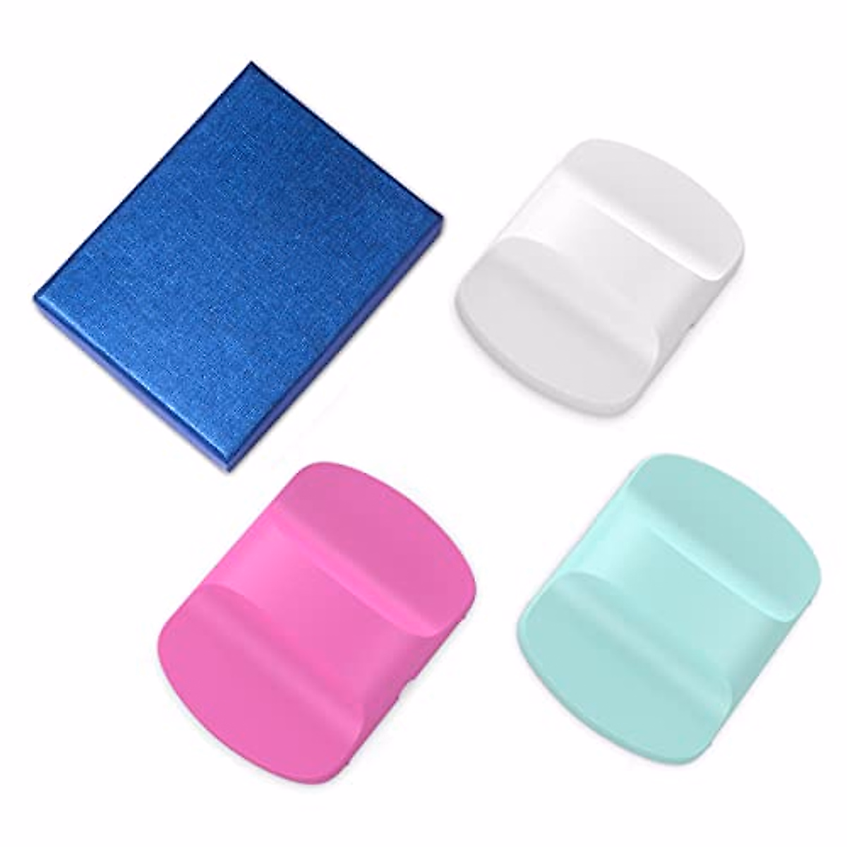 YOUCOX Magnetic Slider Block Replacement, Compatible with YETI Magnetic Lid 10oz, 14oz, 16oz, 20oz, 26oz, 30oz (Mint Green + White + Purple)