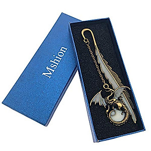 Bookmarks for Women Men,Metal Bookmark for Book Lovers, Luminous Book Marks with Gift Box fit Kids Girls Reading Lovers