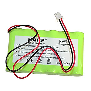 HQRP Battery 2200mAh Compatible with Ademco Honeywell Lynx LYNXRCHKITHC LYNXRCHKIT-HC K5109 781410403291 55026089 WALYNX-RCHB-SC WALYNXRCHBSC LYNXRCHKIT-SC Replacement
