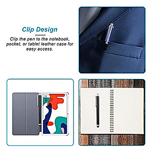 10 Pcs Stylus Pens for Touch Screens, Universal Capacitive Stylus Touch Screen Pens Compatible with iPad iPhone Samsung Kindle Tough Tablet Laptop and Other Smart Devices (10 Colors)