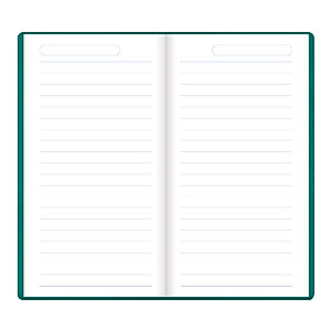 Letts of London Woodland Weekly Planner, 12 Months, January to December, 2024, Pocket Size, 5.875" x 3.125", Multilingual, Green (C082173-24)