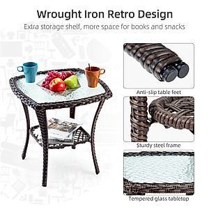 IDEALHOUSE Patio Chairs Set