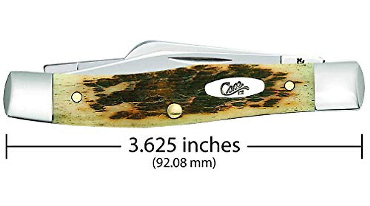 Case Medium Amberbone CV Stockman Pocket Knife | Classic & Durable