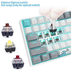 SKYLOONG SK96 O-Ring Gasket Gaming Keyboard Full Size Hot Swappable Wired Mechanical Keyboard RGB Programmabl Compatible Computer/Laptop