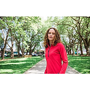 Cutter & Buck womens Adapt Eco Knit Stretch Recycled Half Zip Pullover Shirt, Atlas, Large US