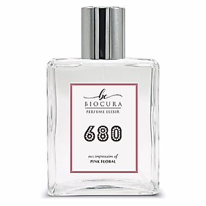BIOCURA BC Perfume 680 Inspired by Emra Pink Floral For Women & Men Replica Fragrance Dupes Eau de Parfum Spray Bottle 3.4 Fl Oz/100ml-X1